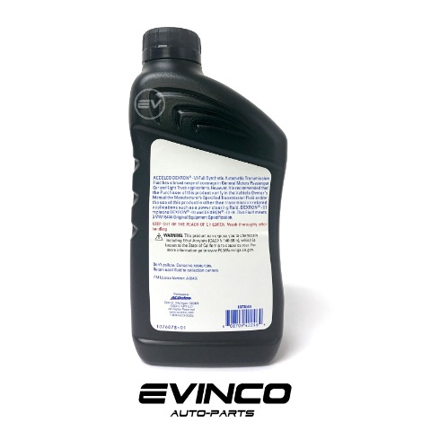 ACDelco Dexron VI Full Synthetic Automatic Transmission Fluid 12 Quarts ...